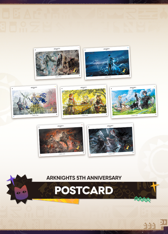 Arknights 5th Anniversary Mystique Celebration Kit Yostar Official