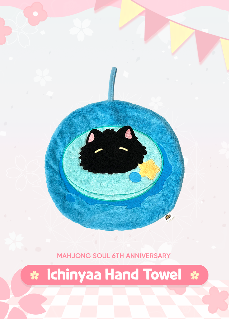 Mahjong Soul | Ichinyaa Hand Towel | 6th Anniv – Yostar Official Store